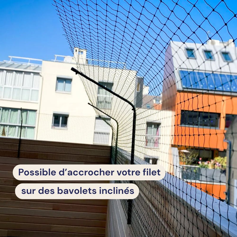 Filet pour chat solide : Pour balcon, fenêtre ou terrasse – Felikit